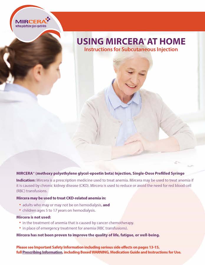 Healthcare Provider and Patient Resources | Mircera